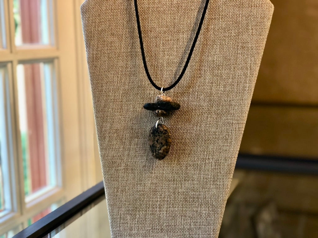 Marie Miklaszewski - Necklace 4 stone pendant – Beverly Shores Depot ...