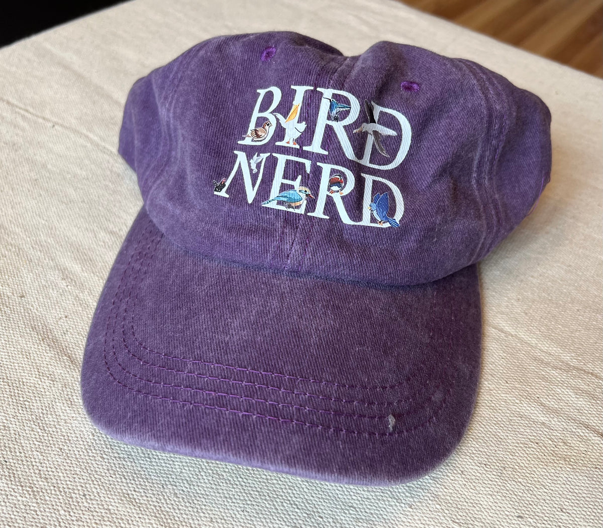 Bird Nerd Hat - Purple – Beverly Shores Depot Museum and Art Gallery