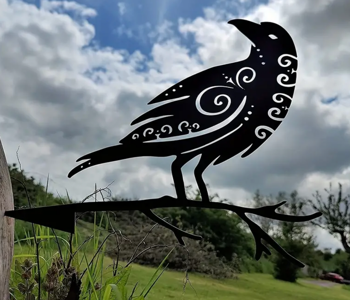 Metal Bird - Crow – Beverly Shores Depot Museum and Art Gallery
